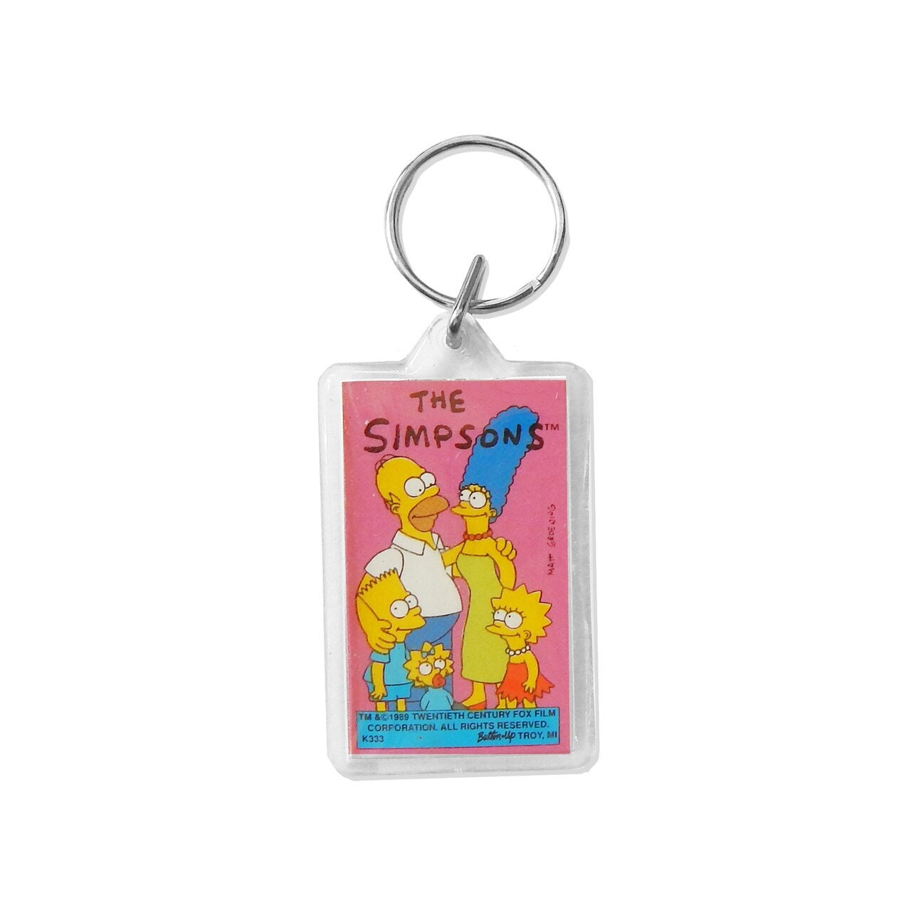 Vintage and Deadstock Simpsons Keychains - Etsy