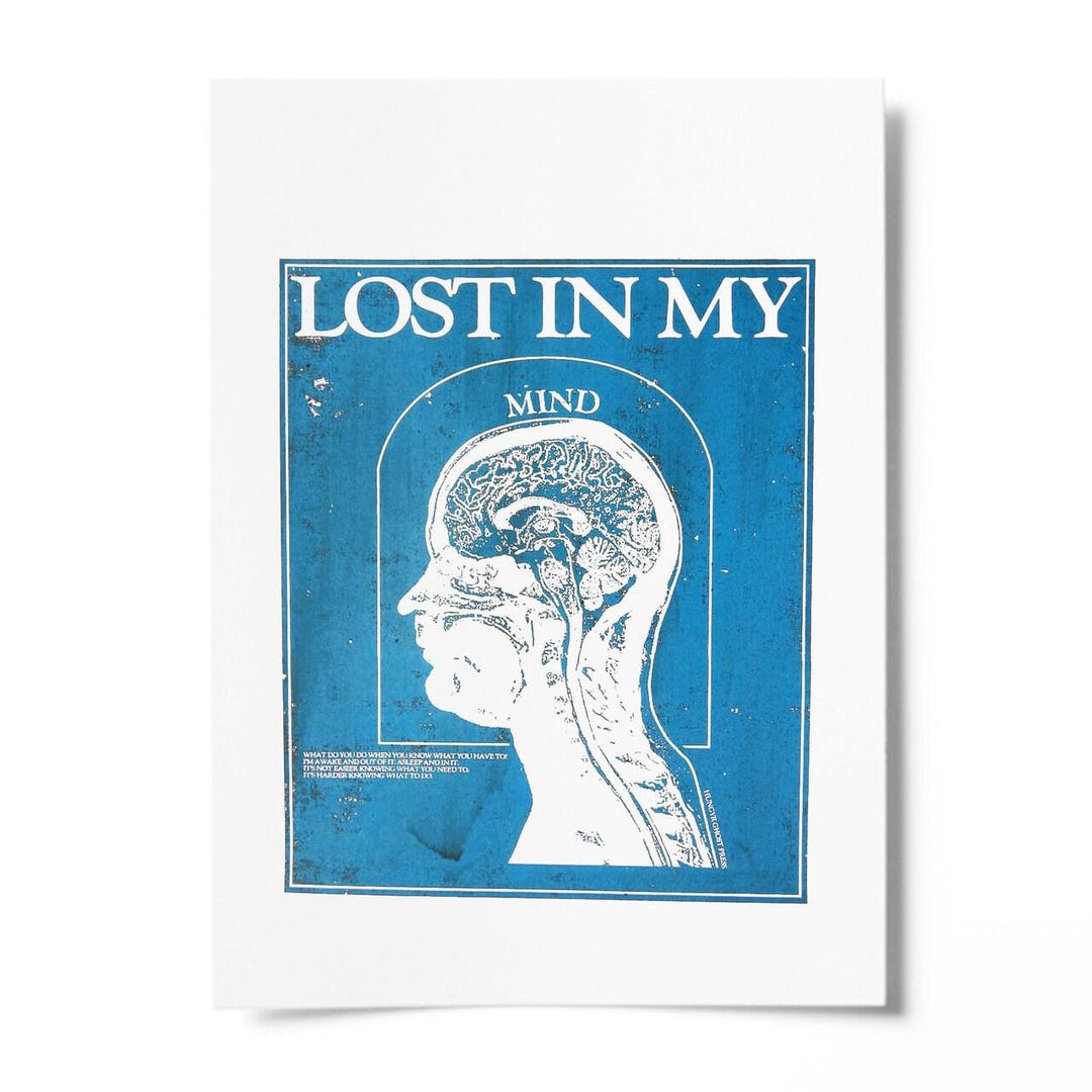Lost Screen Print - Etsy