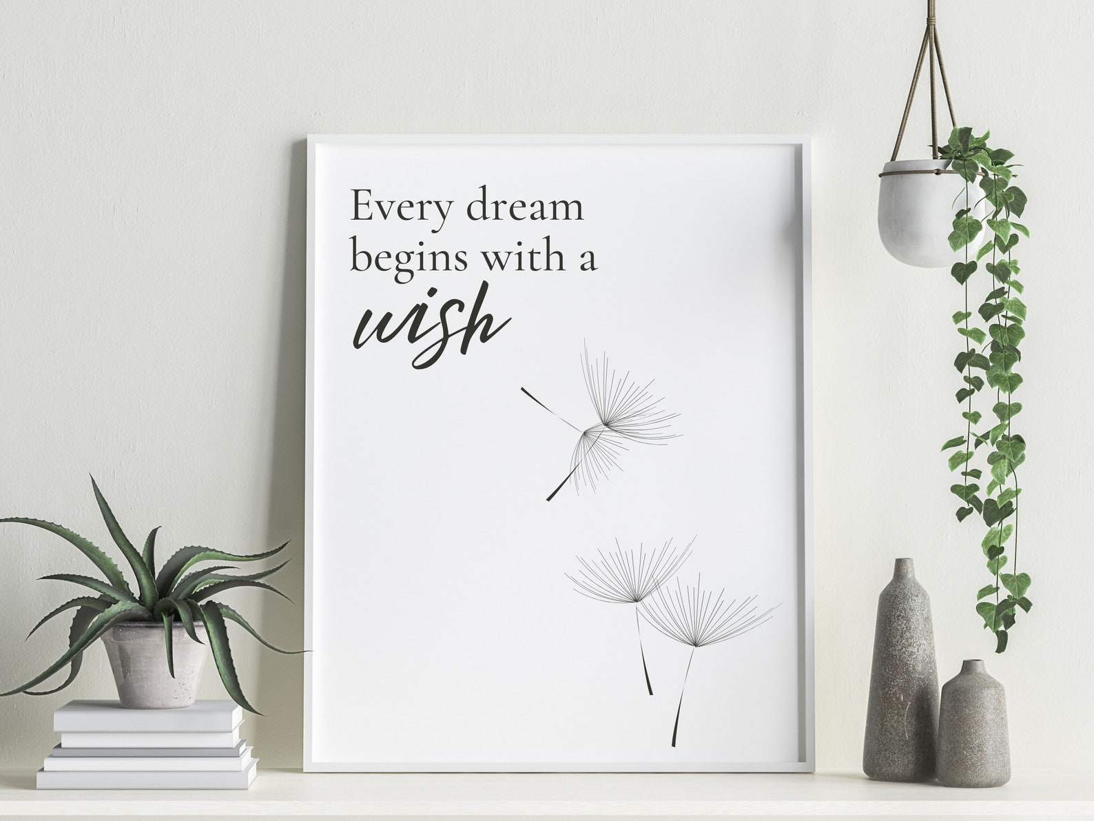 Every Dream Begins With A Wish Digital Print, Digital Download ...
