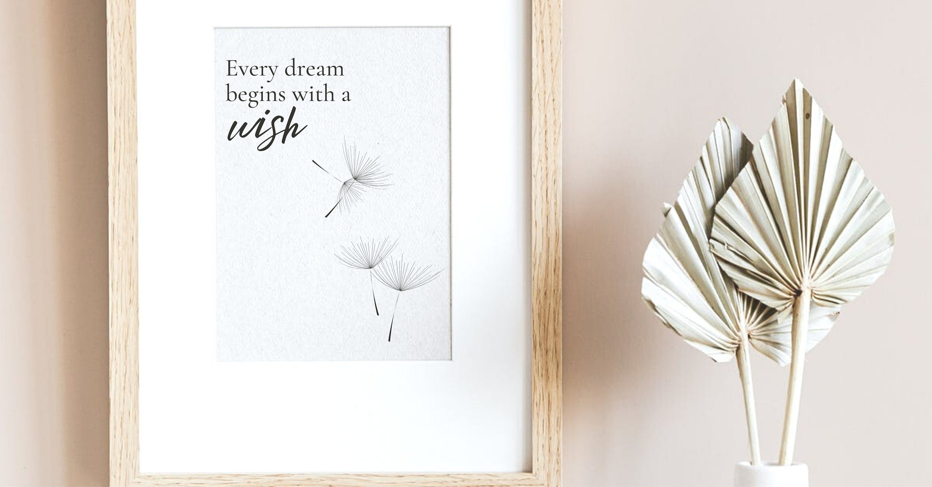 Every Dream Begins With A Wish Digital Print, Digital Download ...
