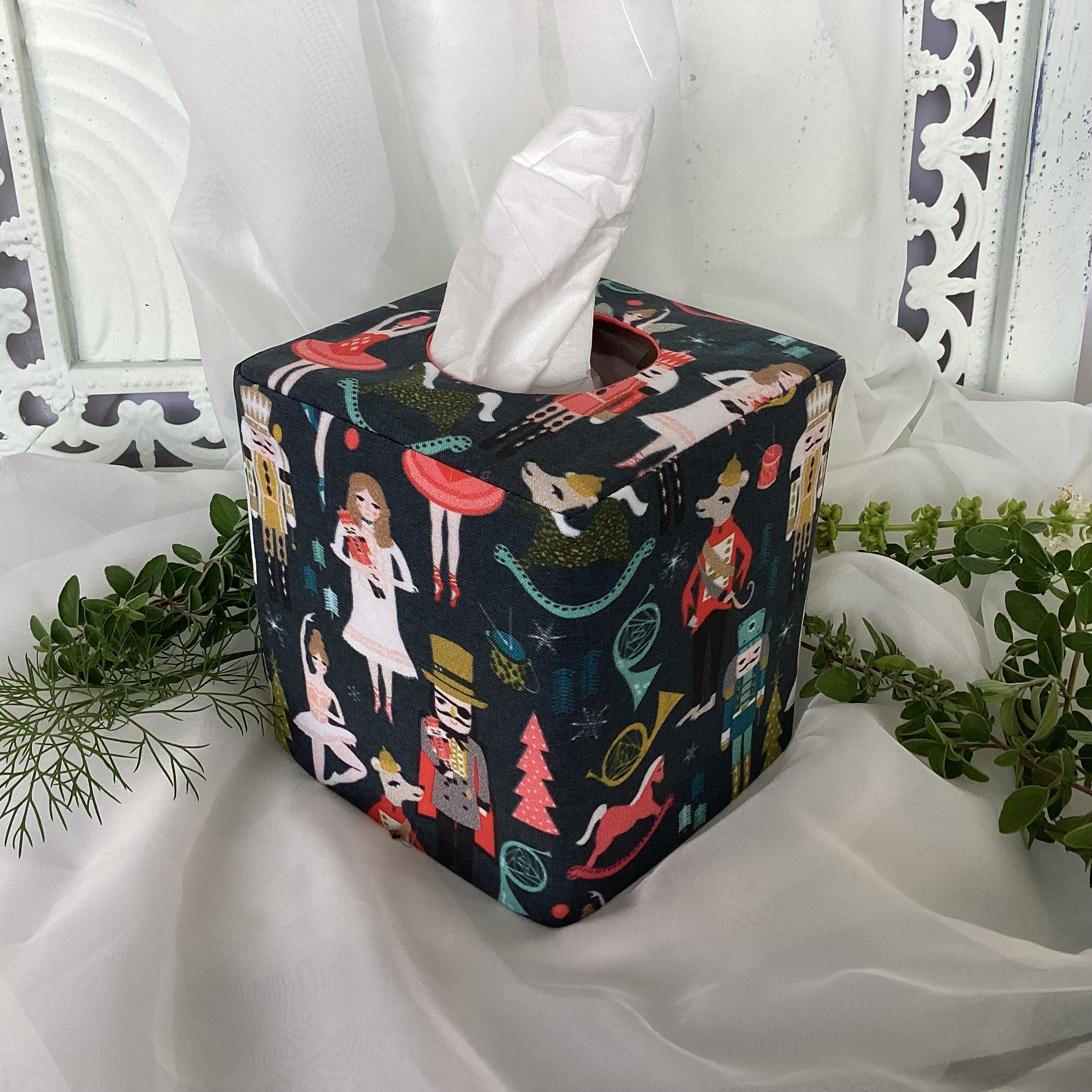 The Nutcracker Tissue Box Cover. - Etsy