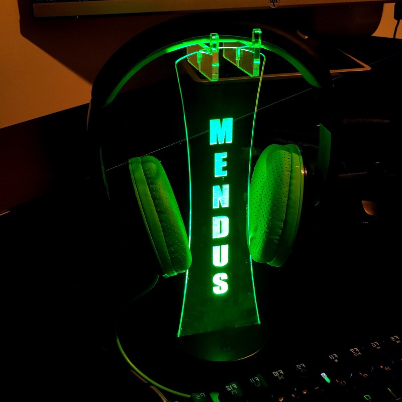 Personalized Rgb Headset Stand - Etsy