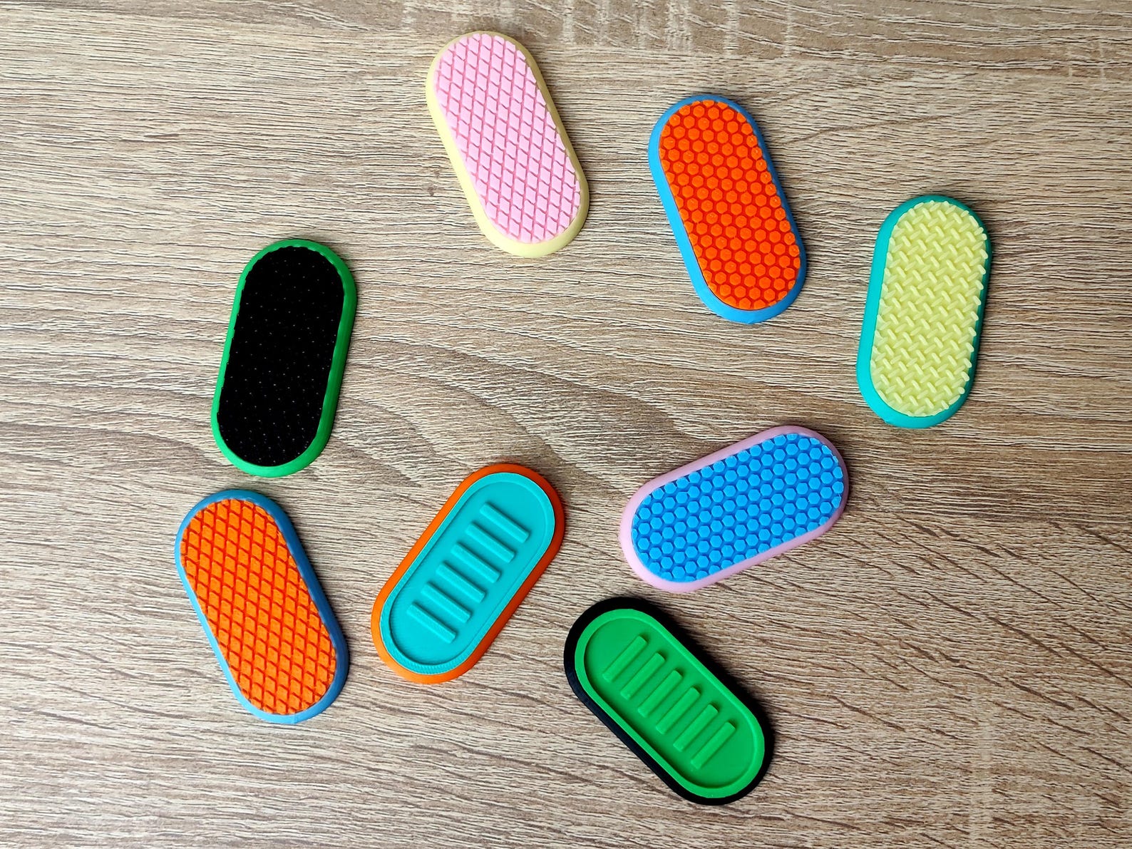 Round Fidget Slider Customizable 3D Printed Haptic Thumb Slider - Etsy