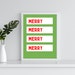 Printable Christmas Signs Colorful Christmas Wall Art - Etsy