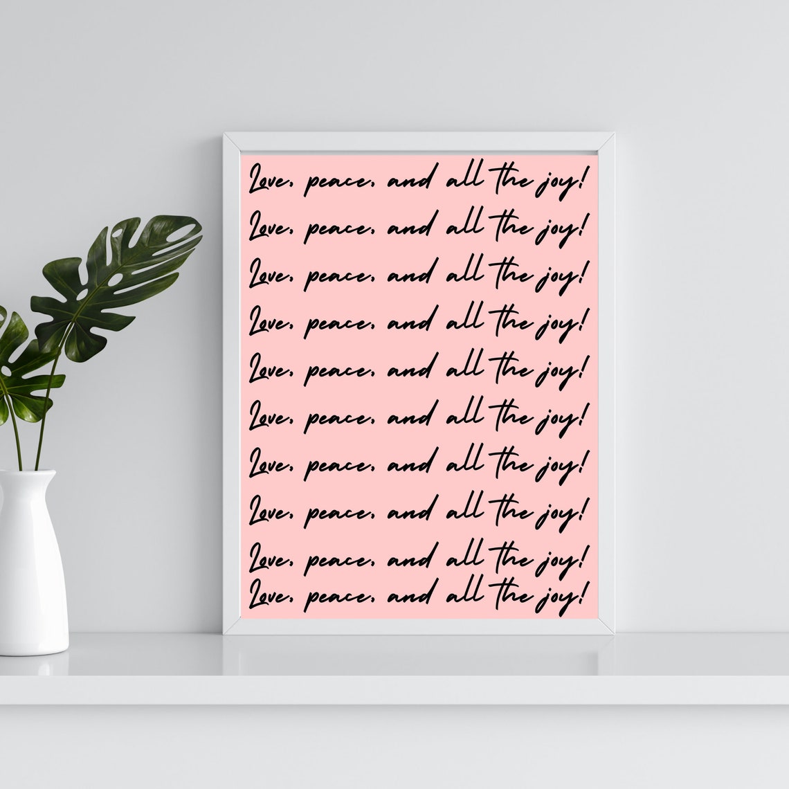 Printable Christmas Signs Colorful Christmas Wall Art - Etsy