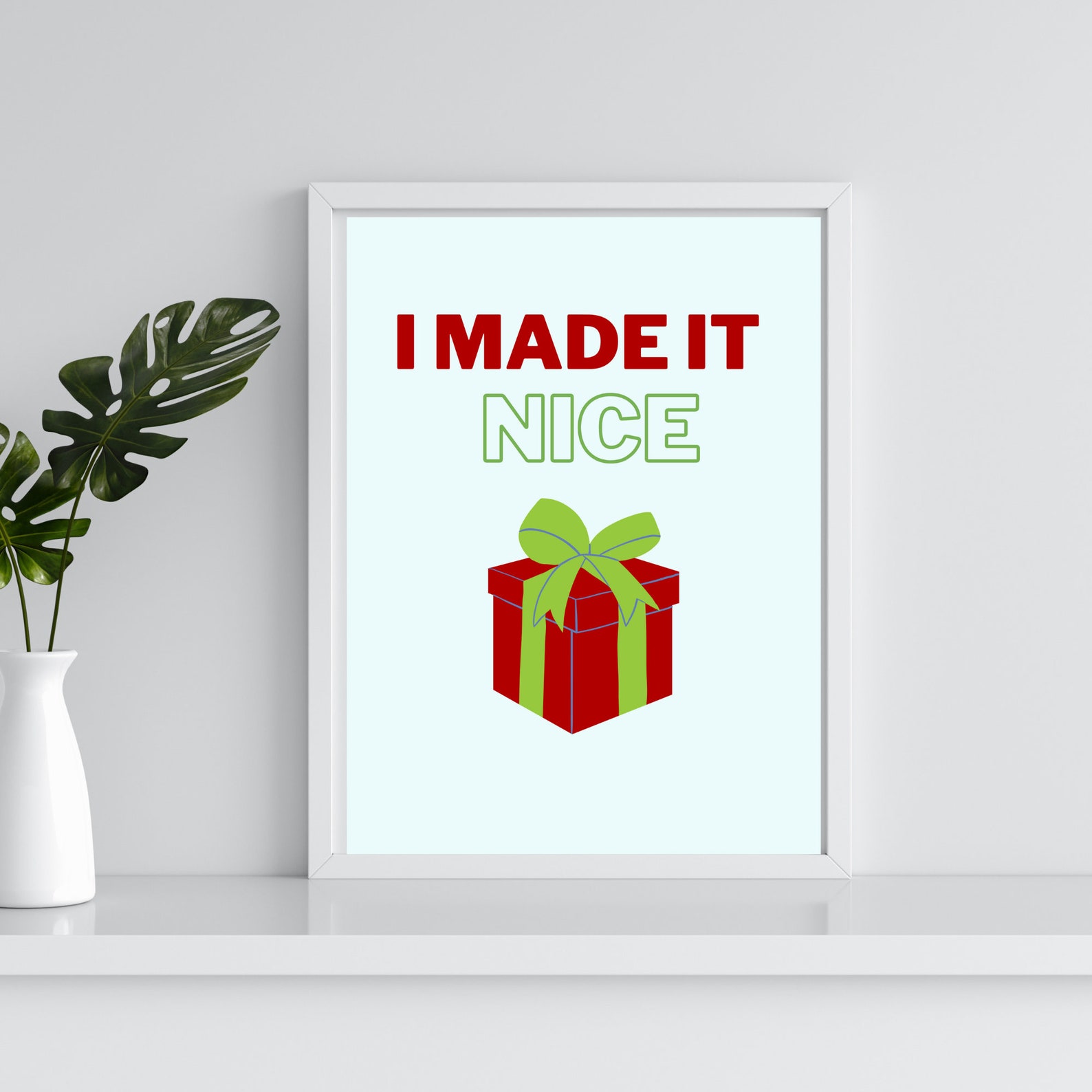 Printable Christmas Signs Colorful Christmas Wall Art Christmas Art ...