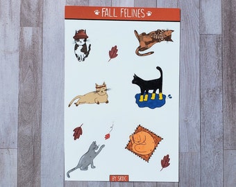 Autumn Planner Stickers - Etsy
