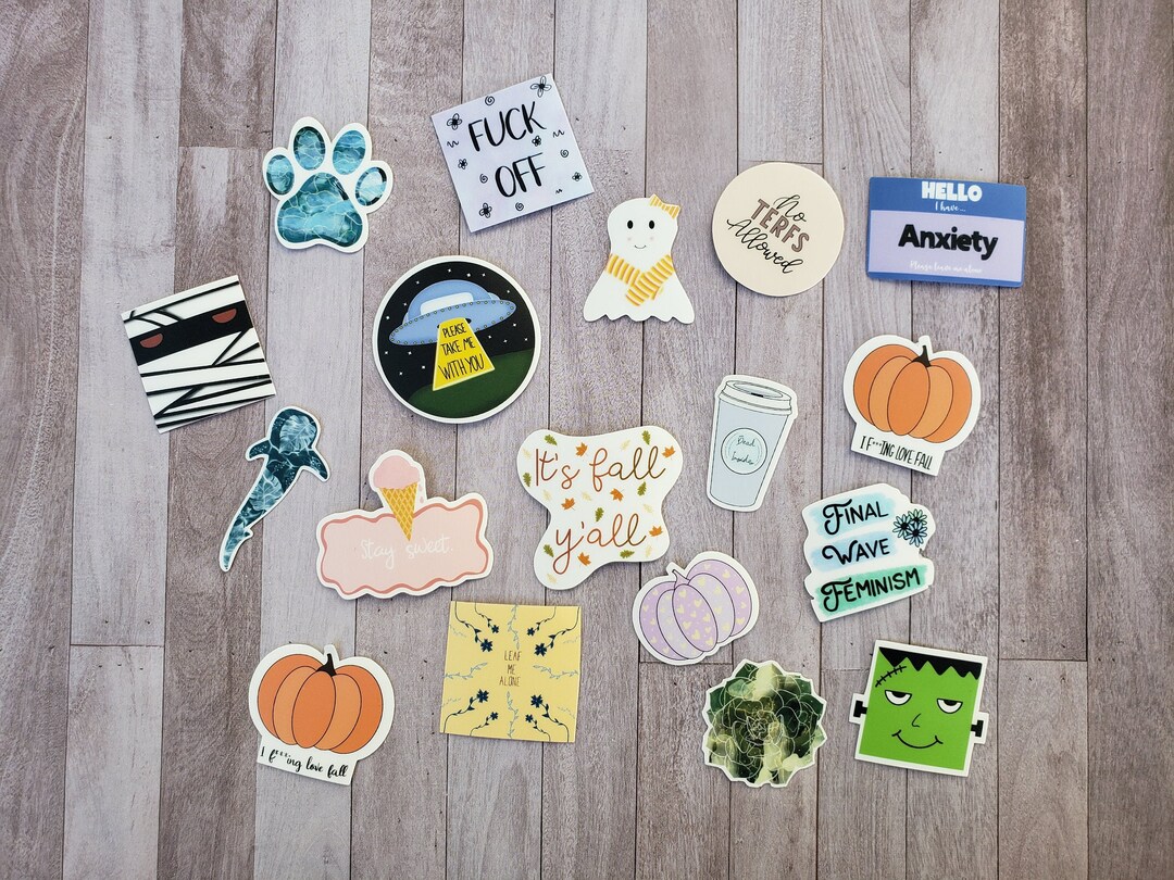 Mini Stickers for Laptop, Small Stickers for Phone Case, Tiny Stickers ...