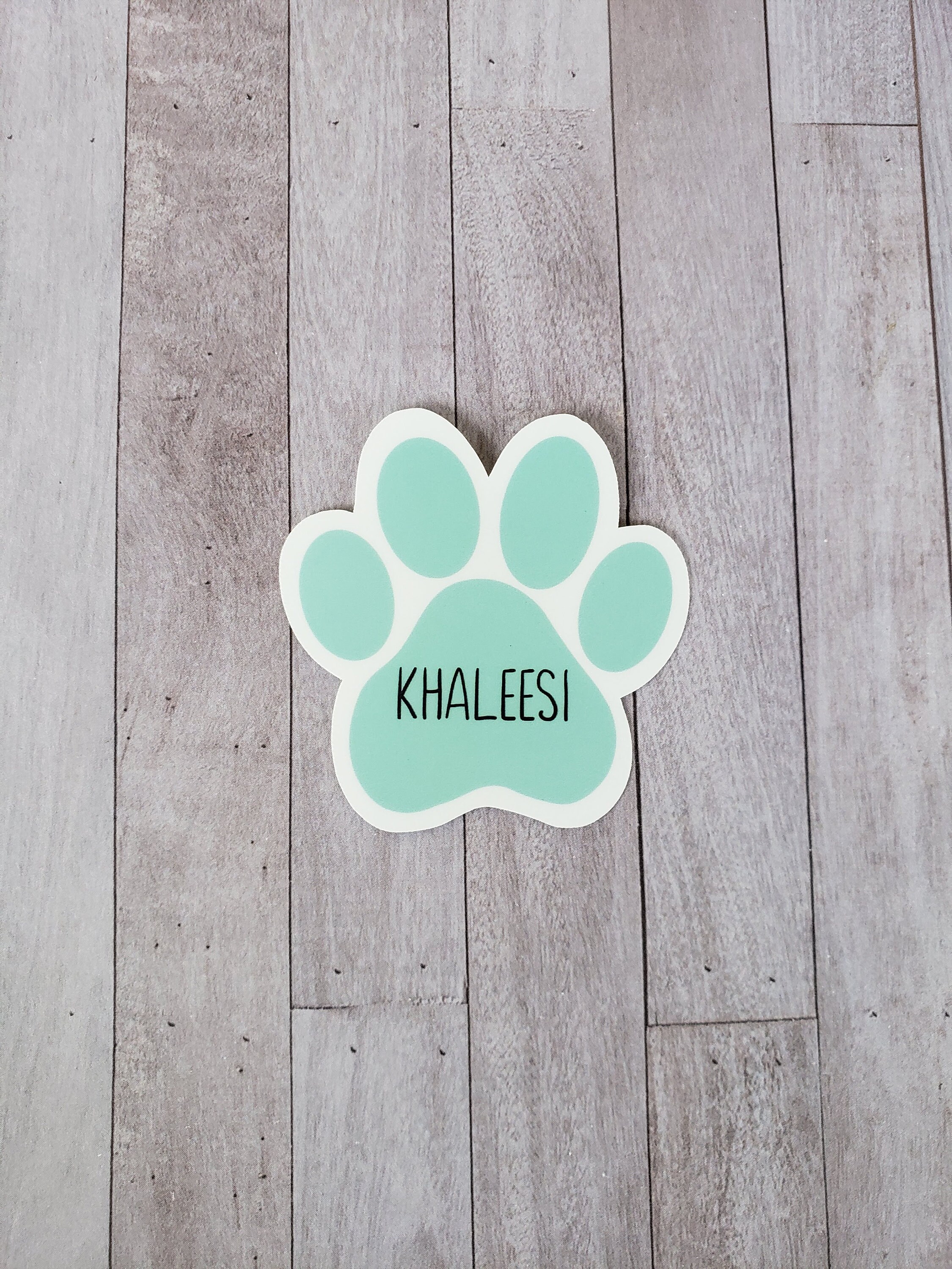 Pet Name Sticker for Water Bottle Dog Mom Valentine Gift for | Etsy