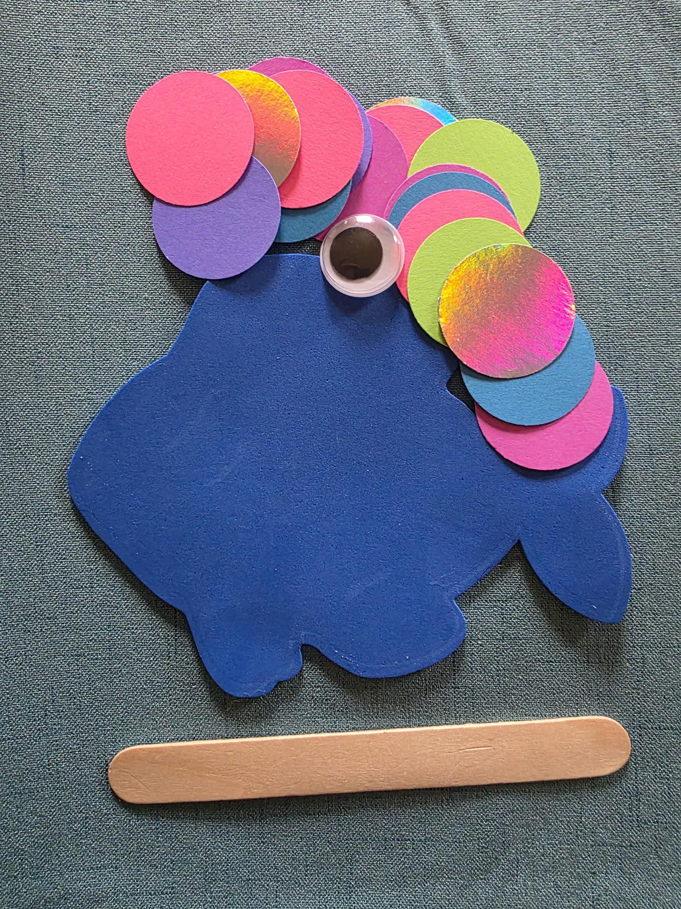 Rainbow Fish Craft Kit - Etsy