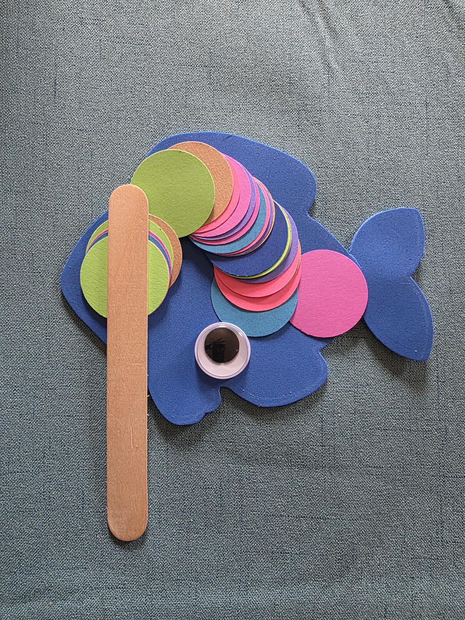 Rainbow Fish Craft Kit - Etsy