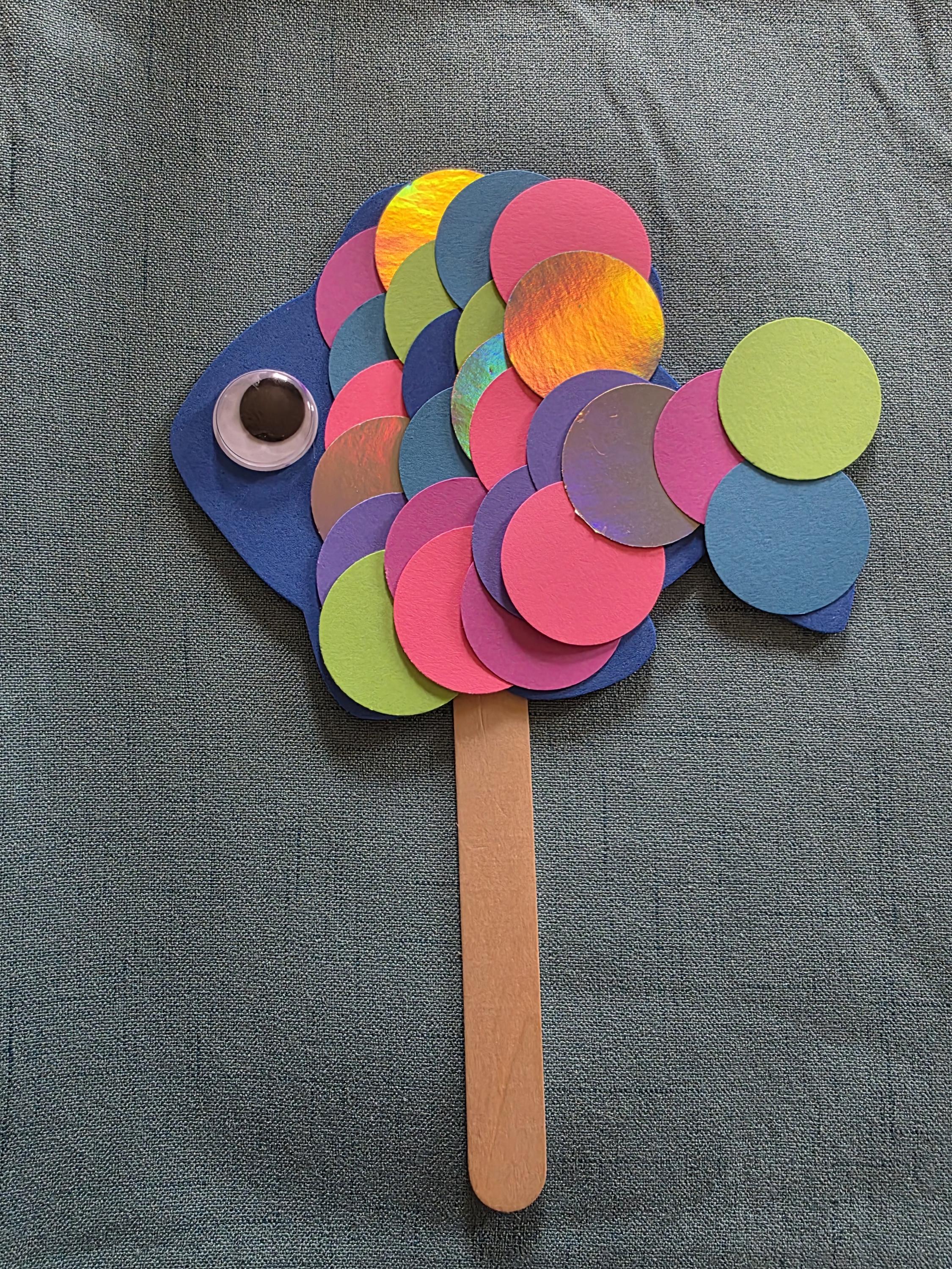 Rainbow Fish Craft Kit - Etsy