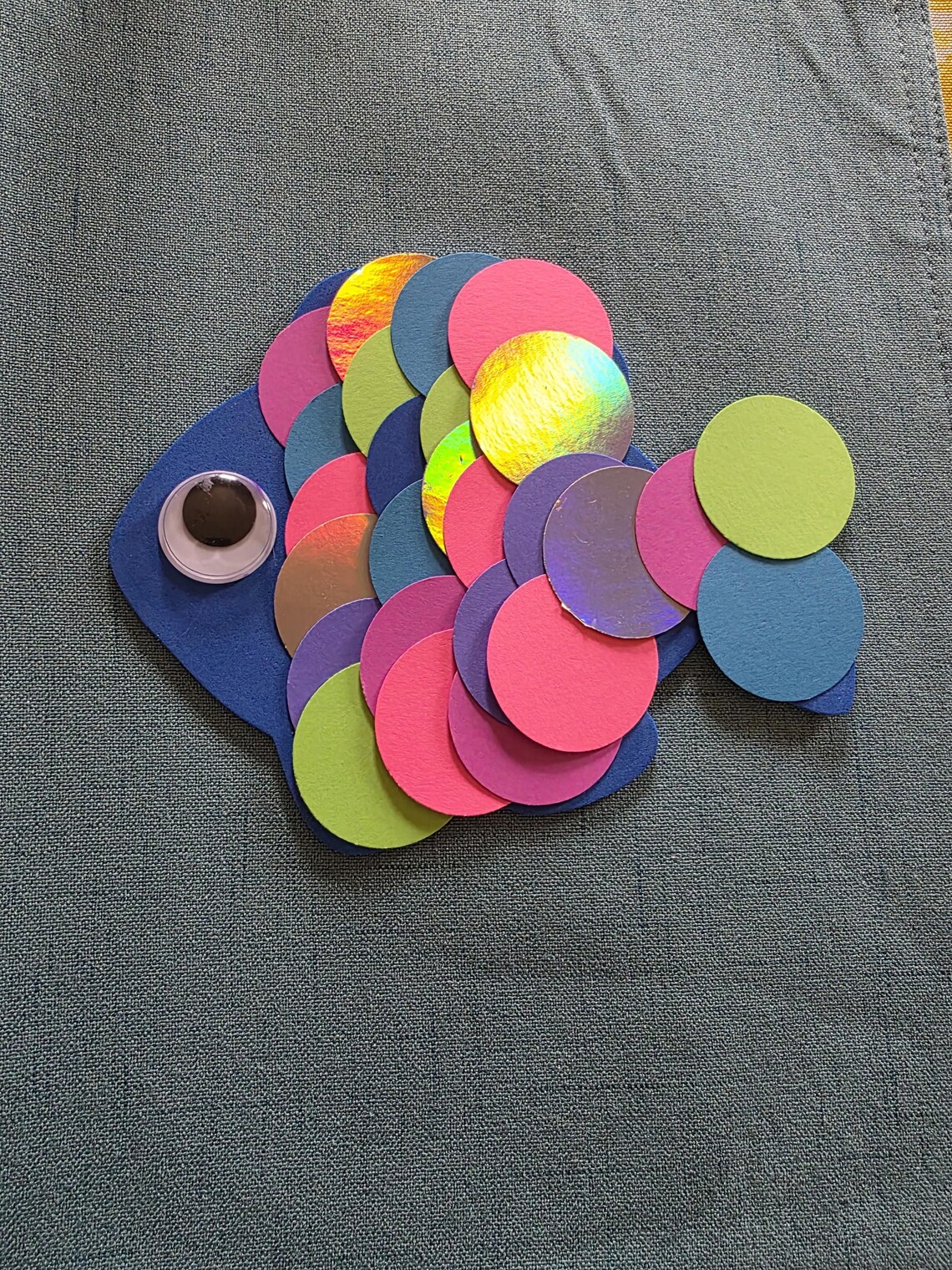 Rainbow Fish Craft Kit - Etsy