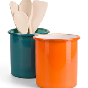 Colorful Enamelware Utility Pot Kitchen Collection - Etsy