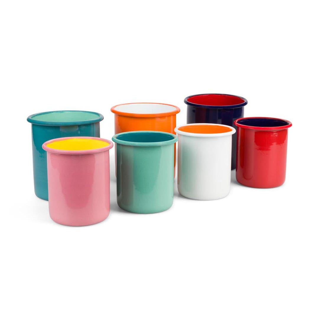 Colorful Enamelware Utility Pot Kitchen Collection - Etsy