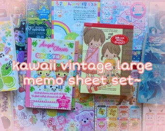 55-piece Kawaii Puppy/wanwanwanco Themed Loose Memo Sheet Grab Bag All Vintage/rare/htf Japanese ...