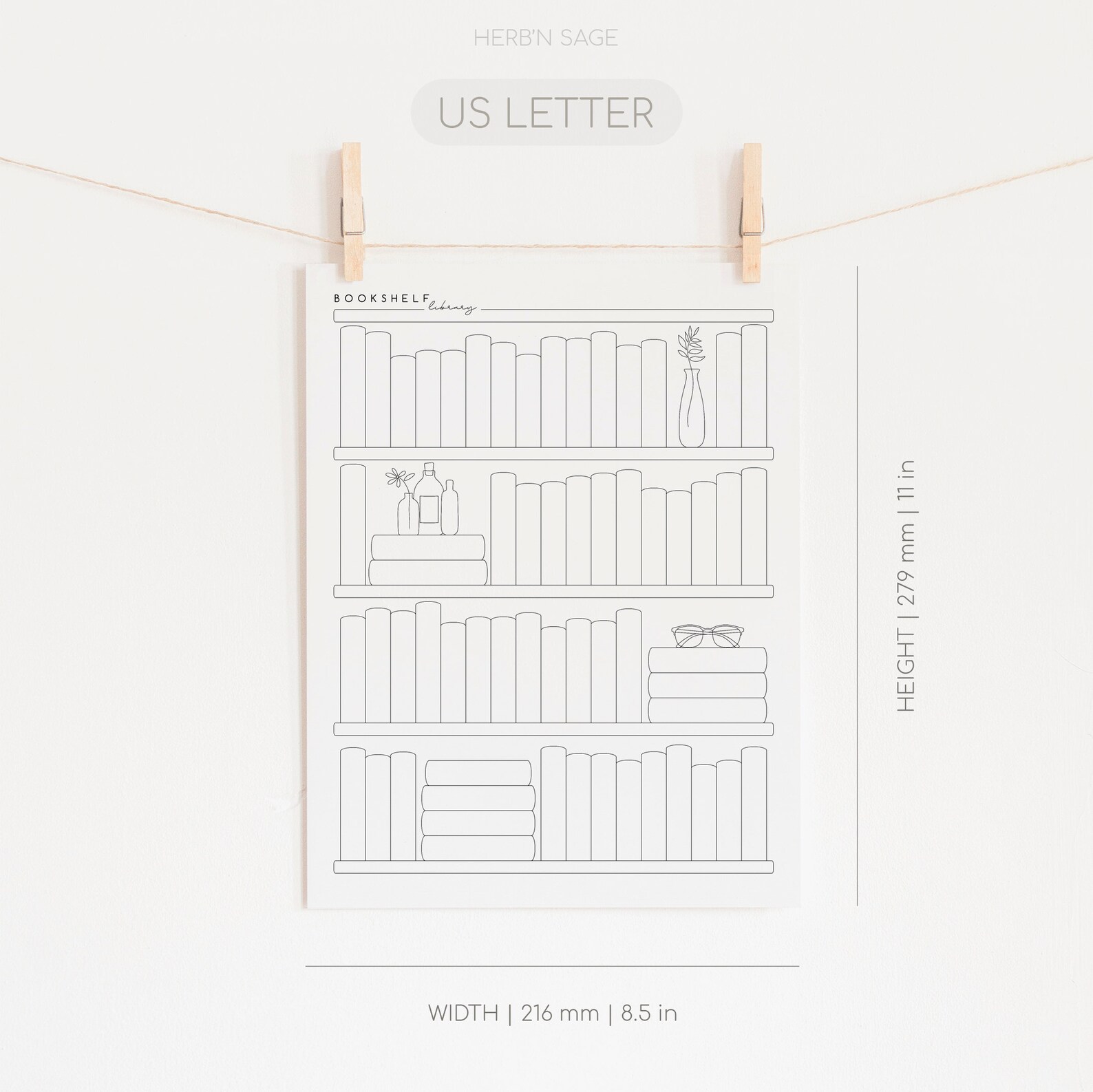 Bookshelf Printable, Book Tracker, Bookshelf Reading Log, Books I've ...