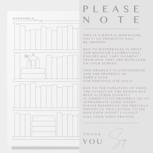 Bookshelf Printable, Book Tracker, Bookshelf Reading Log, Books I've ...