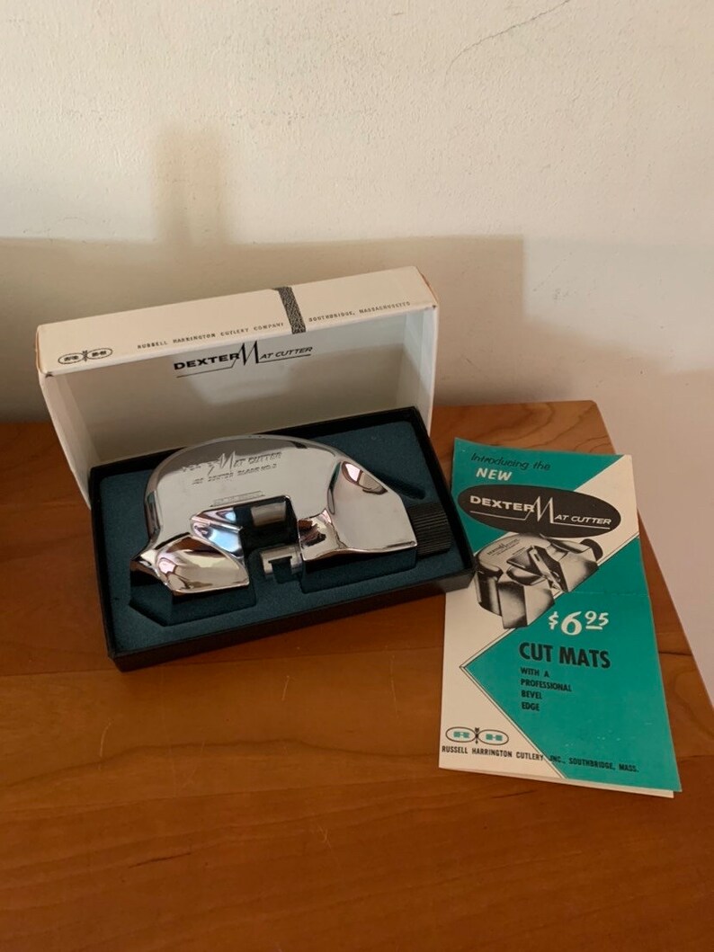 Vintage Dexter Mat Cutter 1971 With Box - Etsy