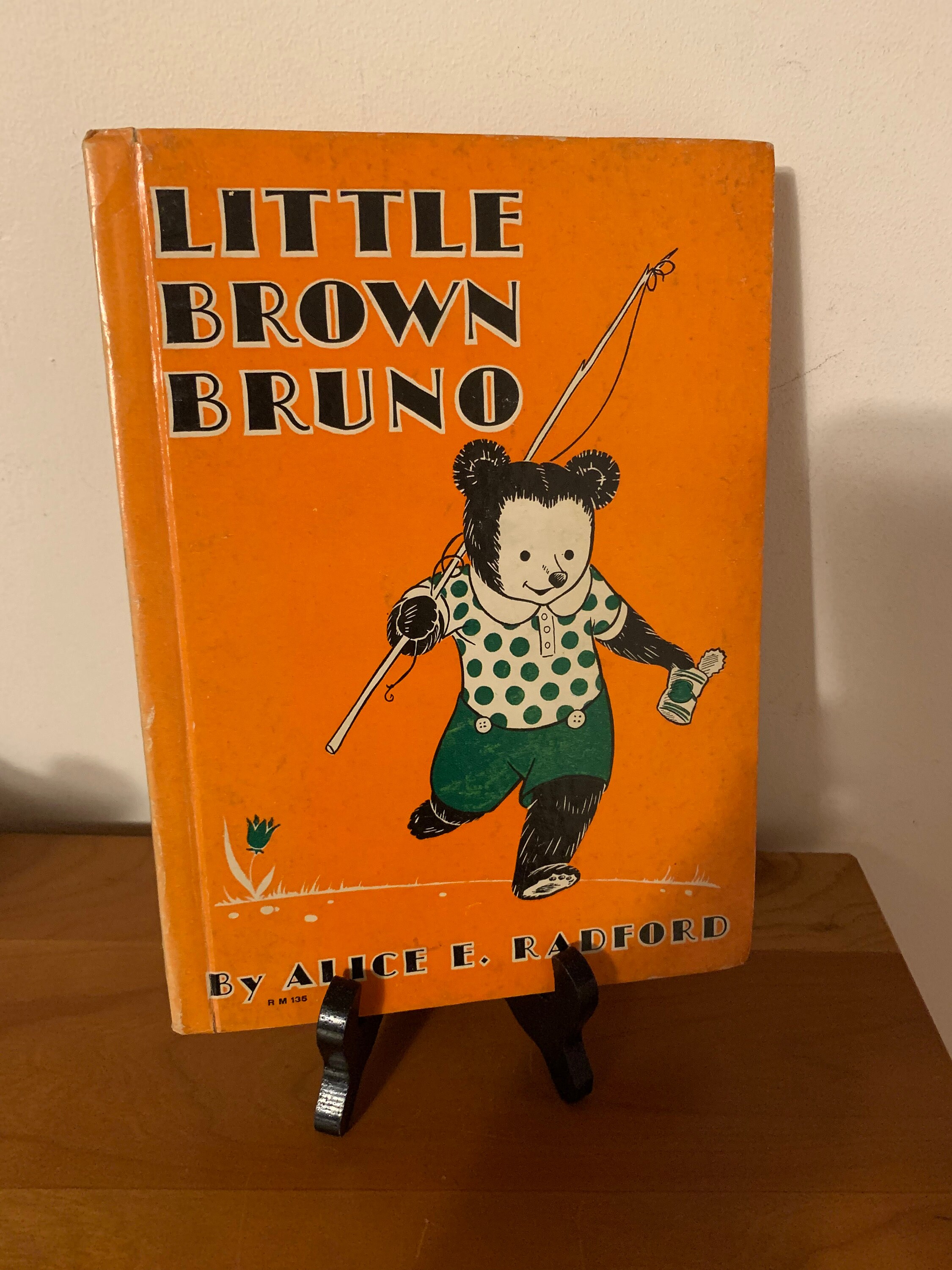 1934 Childrens Book Little Brown Bruno Alice Radford - Etsy