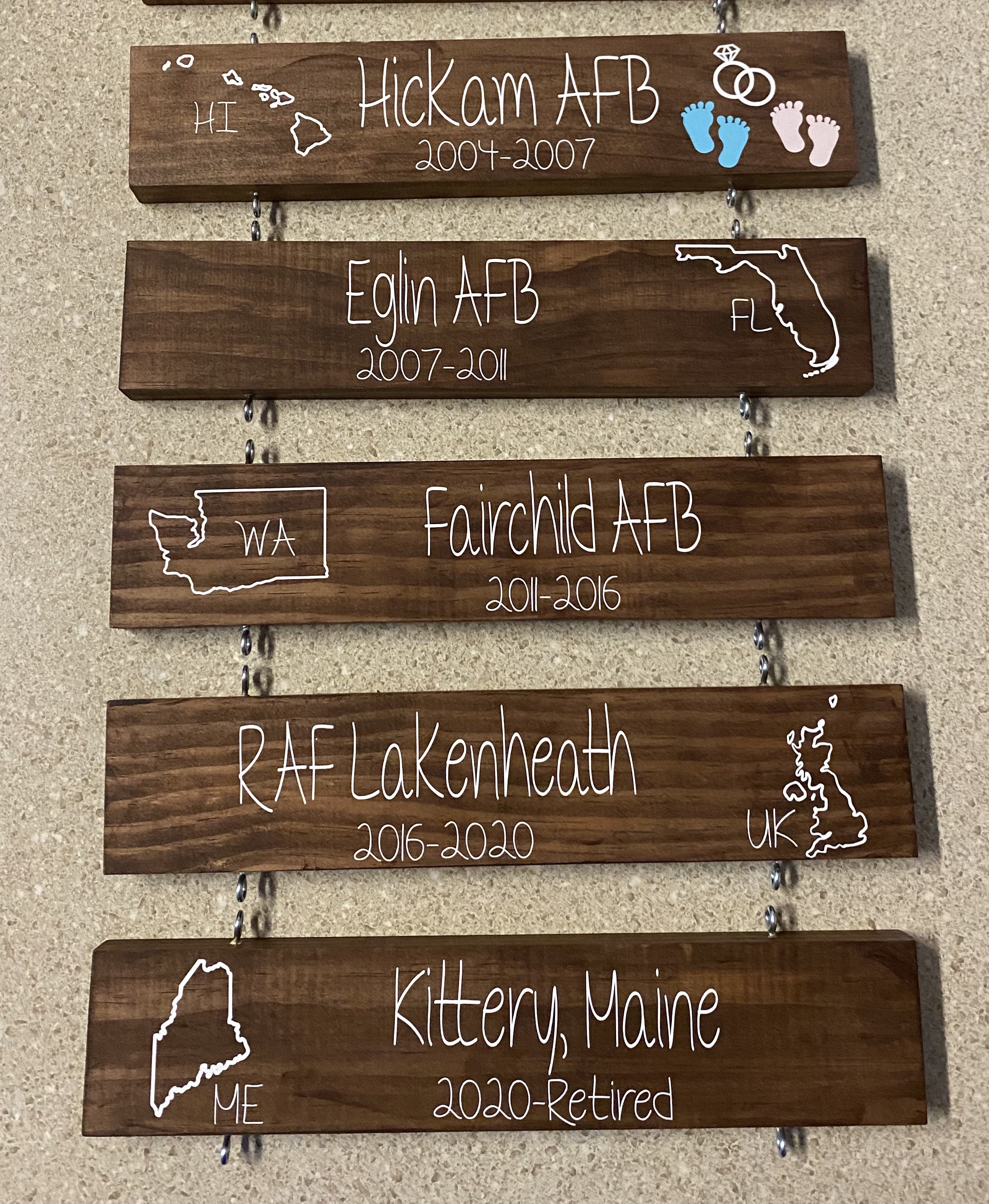 Home is Where the military Sends Us, Duty Station Signs, PCS - Etsy