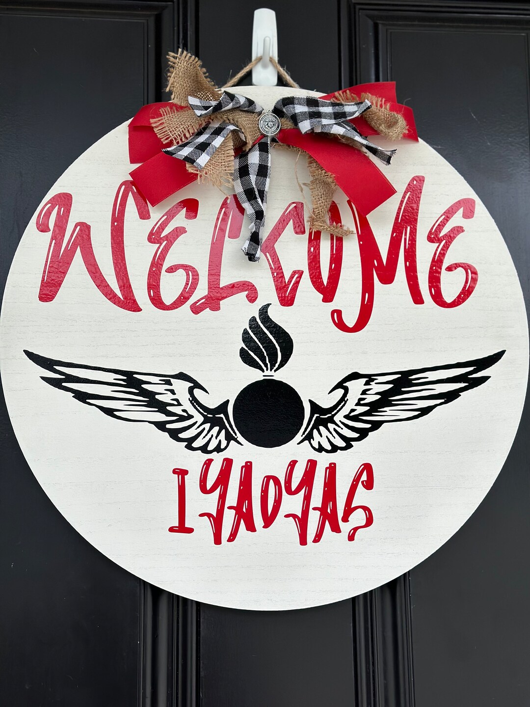 Ordnance Round Door Sign - Etsy