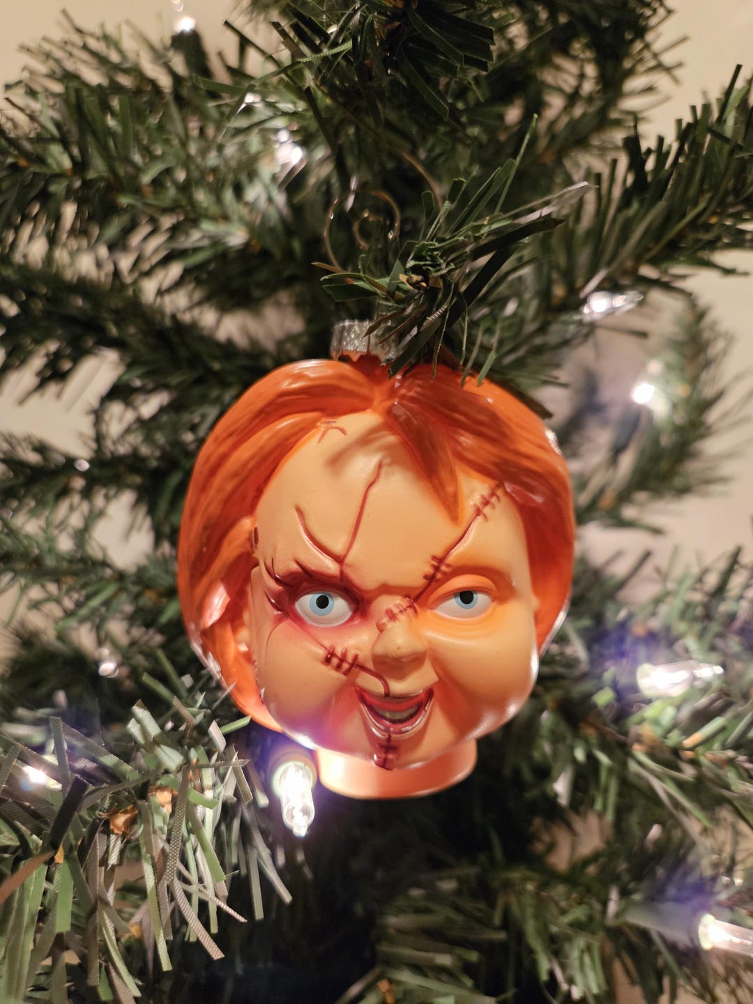 Chucky Head Christmas Ornament - Etsy