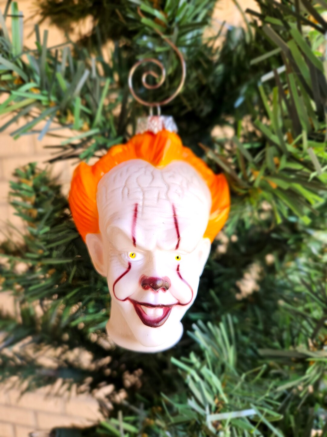 Pennywise Head Christmas Ornament - Etsy