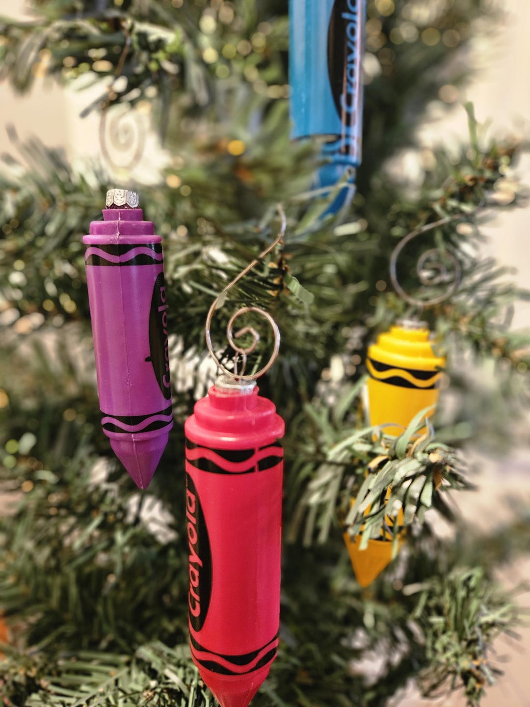 Crayon (random) Christmas Ornament - Etsy