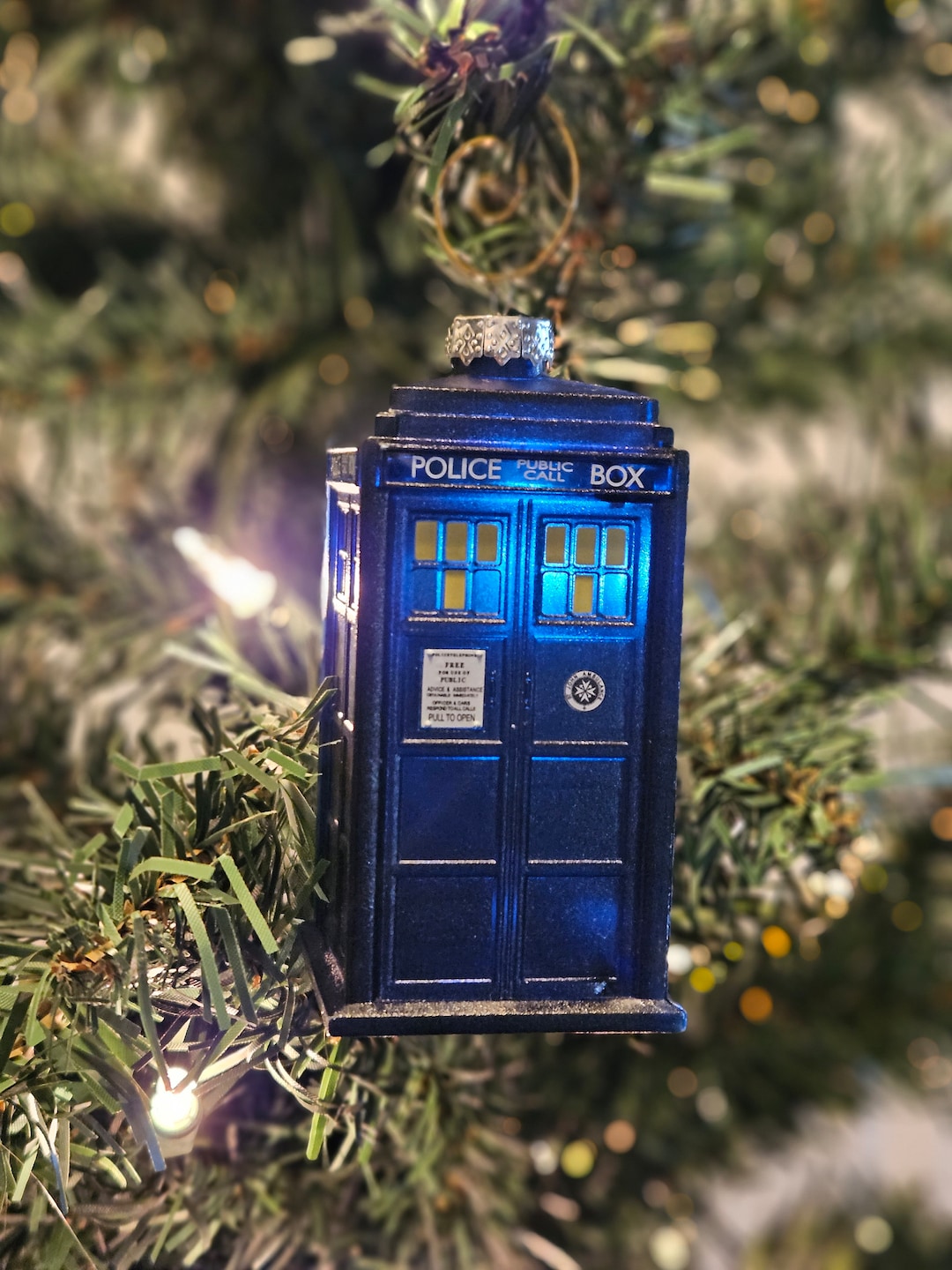 Doctor Who TARDIS Ver2 Christmas Ornament - Etsy