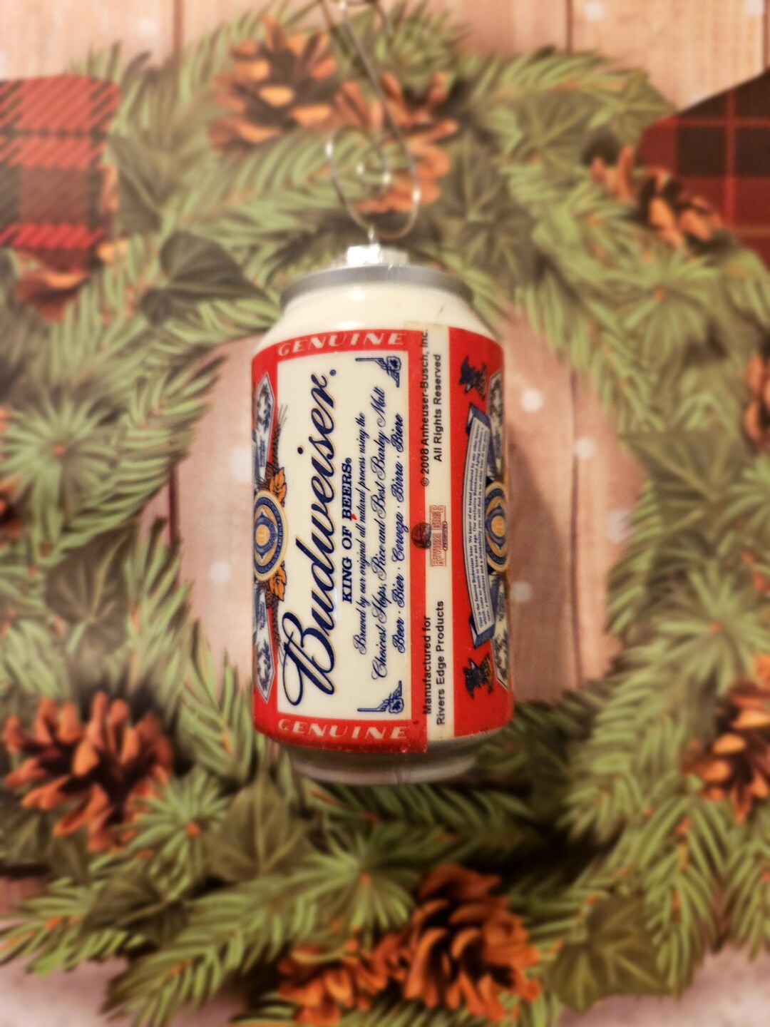 Budweiser Can (classic Version) Christmas Ornament - Etsy