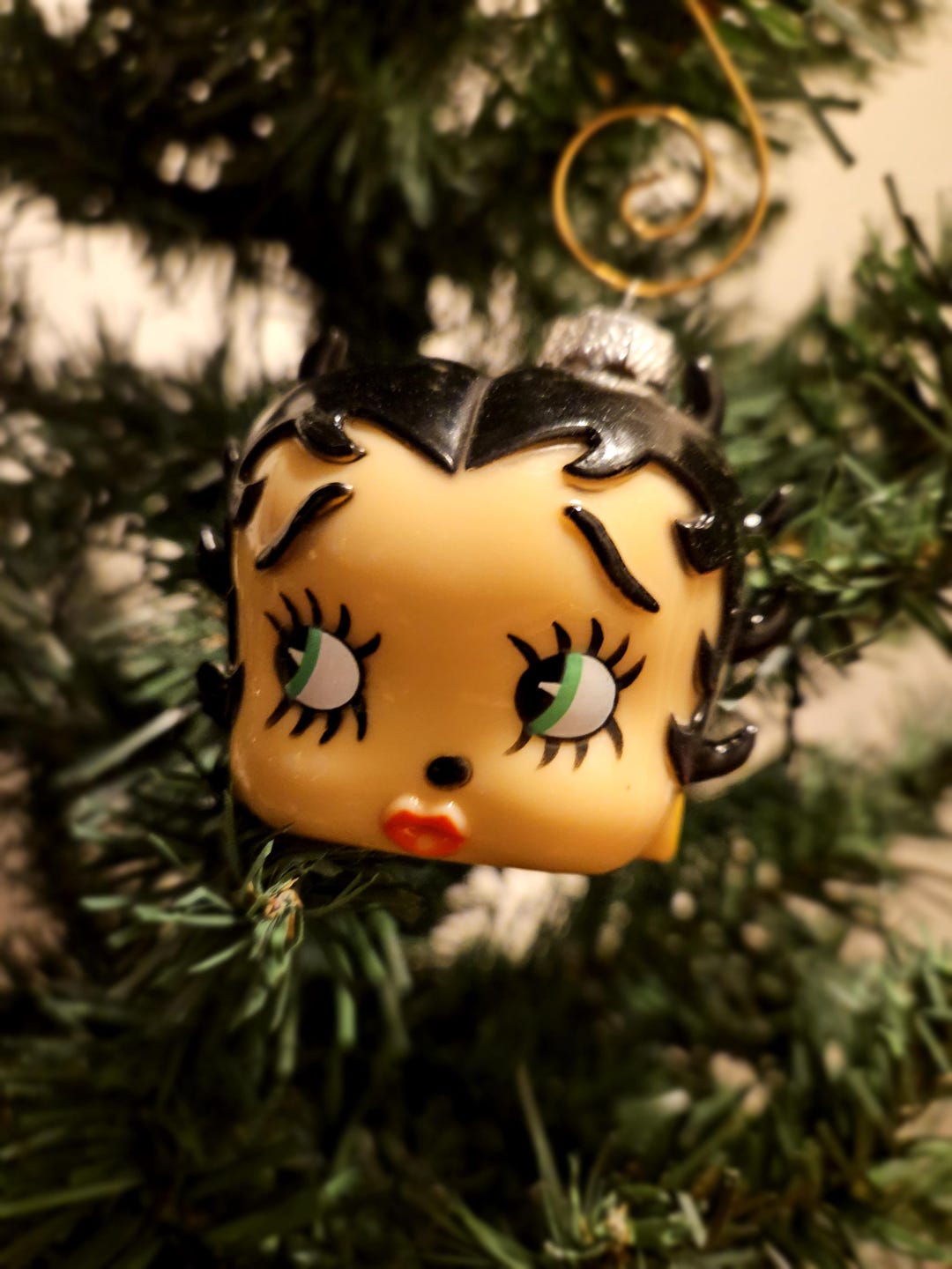 Betty Boop Head Christmas Ornament - Etsy