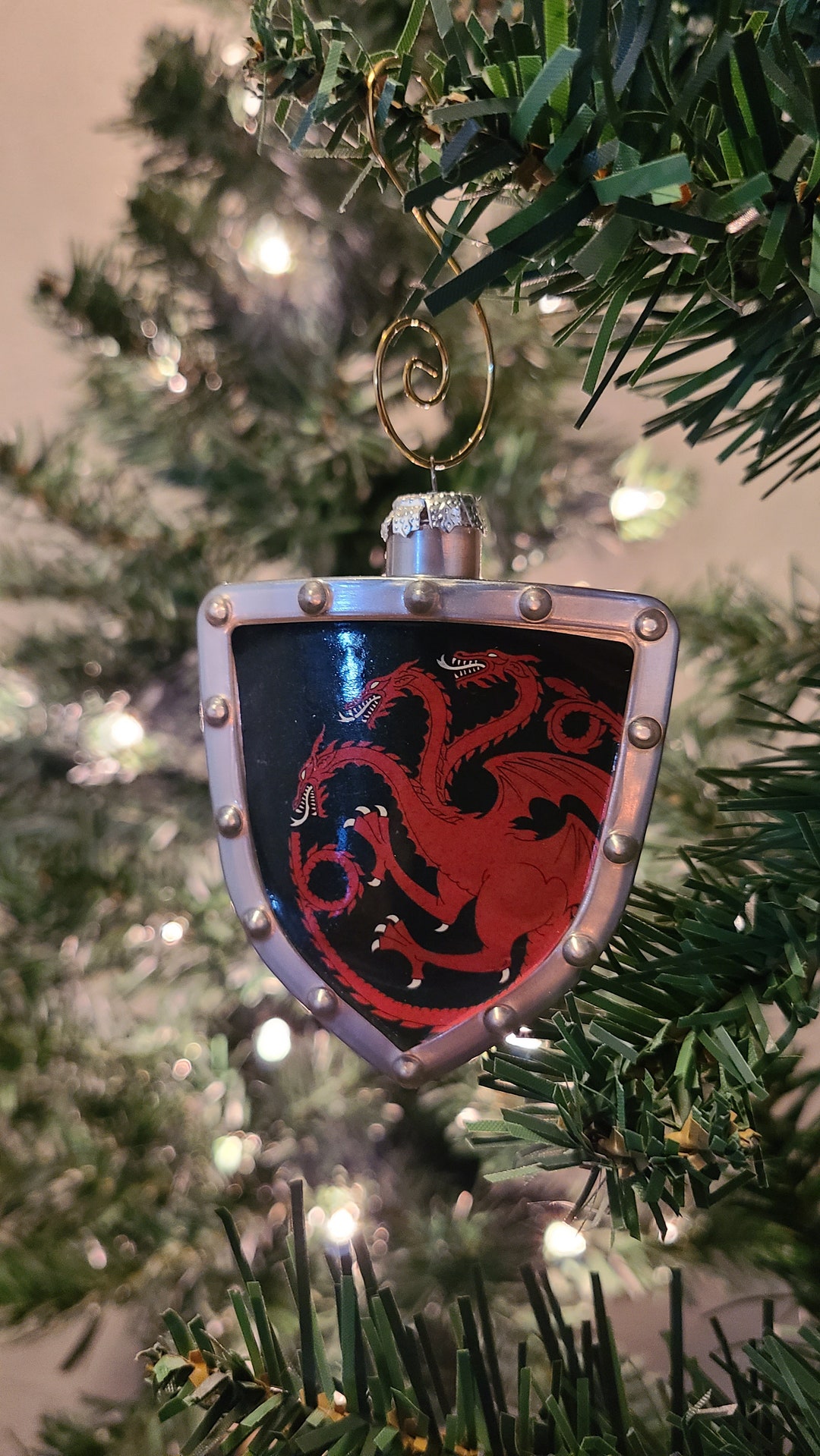 Targaryen Shield Christmas Ornament - Etsy