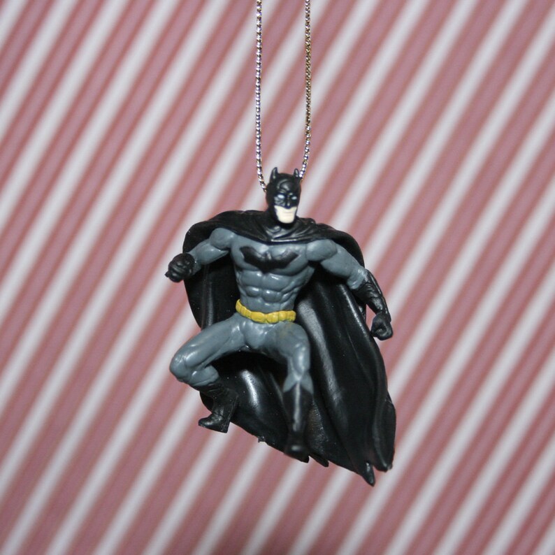 Batman Crouching Figure Christmas Ornament - Etsy