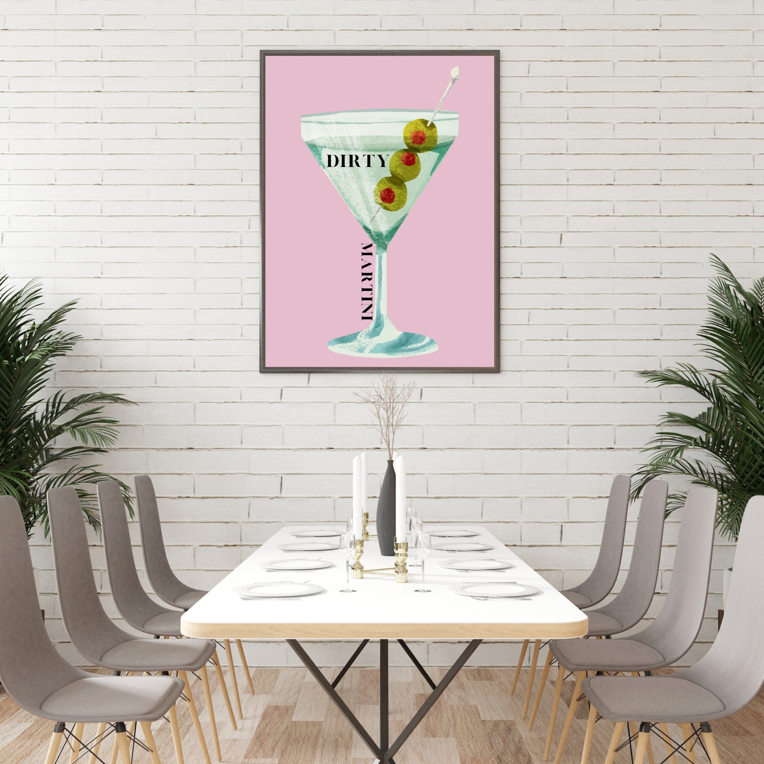Retro Cocktail Poster, Cocktail Designs, Retro Cocktail Prints, Funky ...