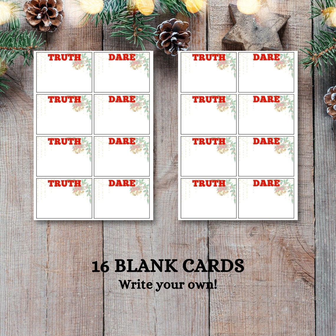 Christmas Truth or Dare, Family Christmas Fun Games, Christmasparty ...