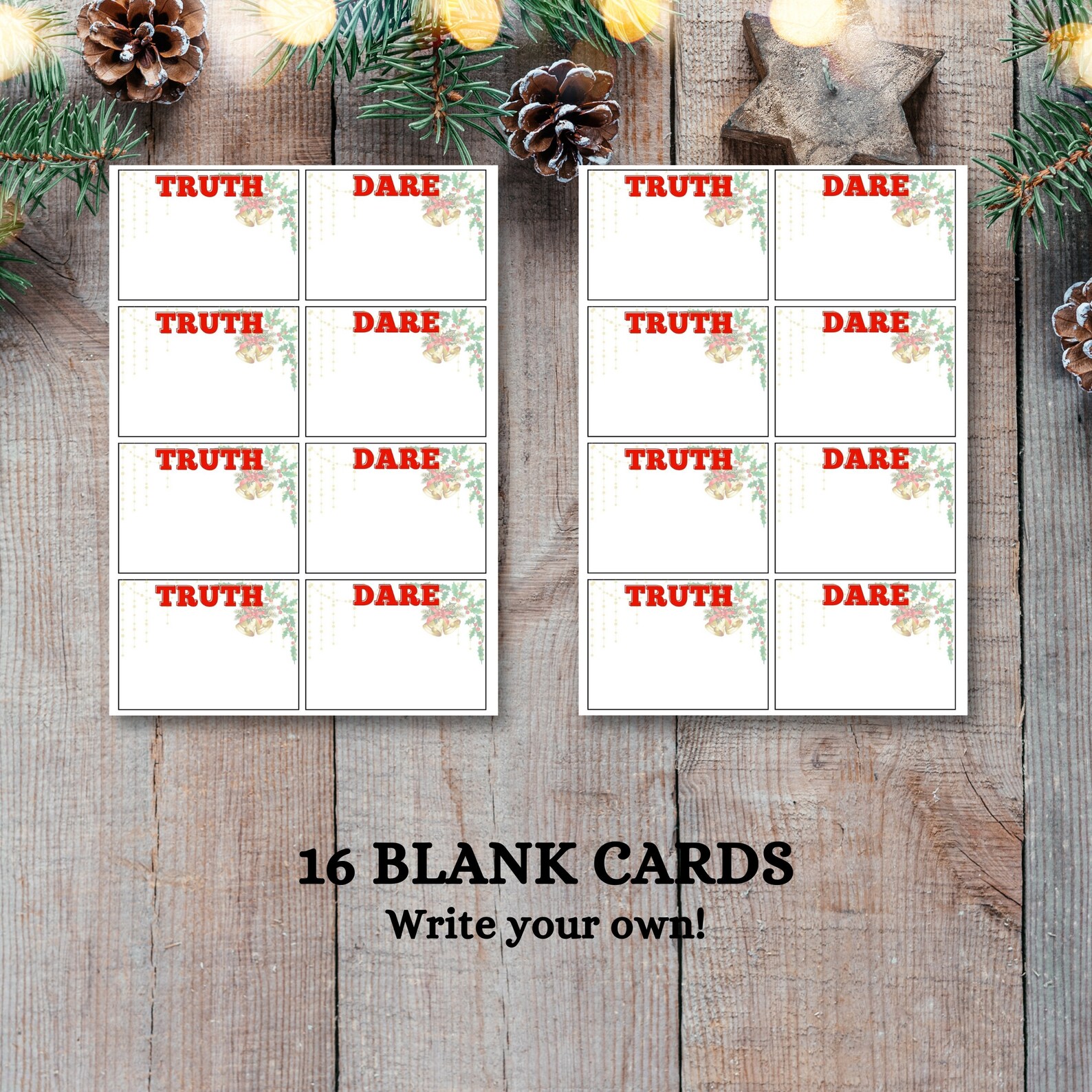 Christmas Truth or Dare, Family Christmas Fun Games, Christmasparty ...