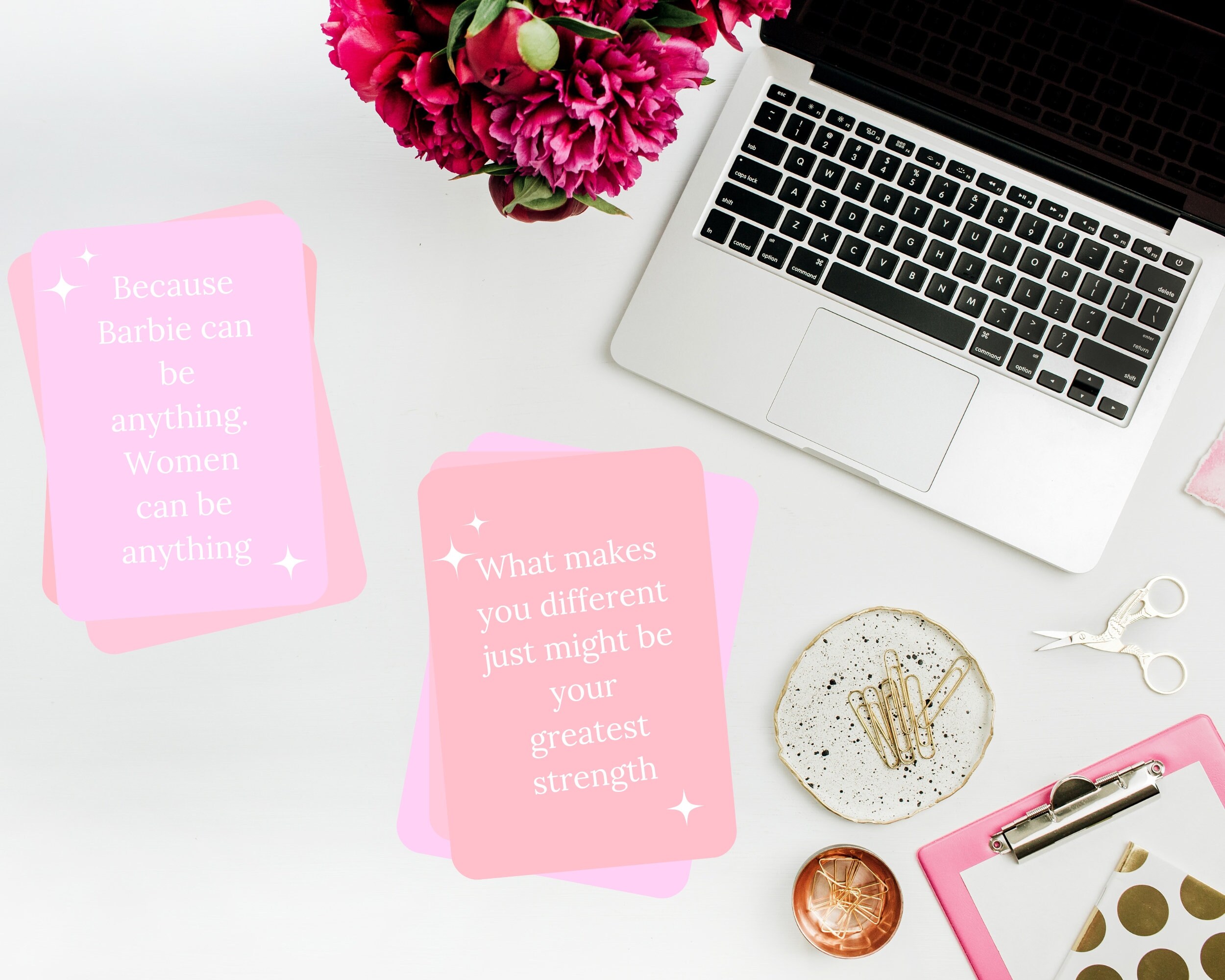 Positive Affirmation Cards Barbie Inspired, 24 Printable Affirmations ...