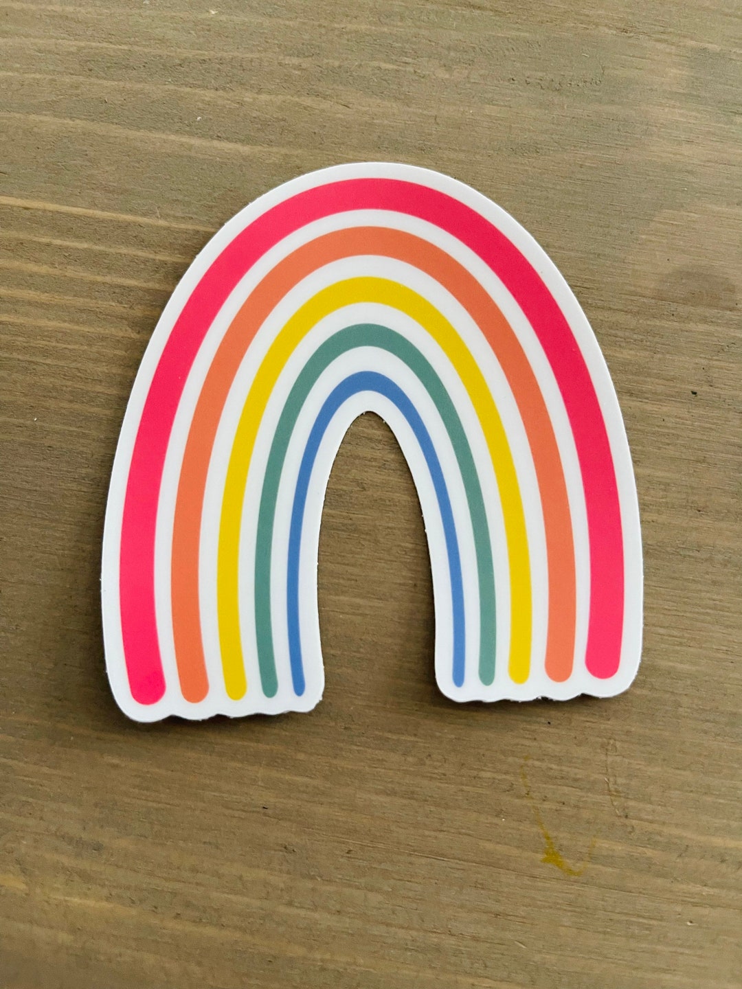 Bright Colors Rainbow Waterproof Sticker the Charlie - Etsy