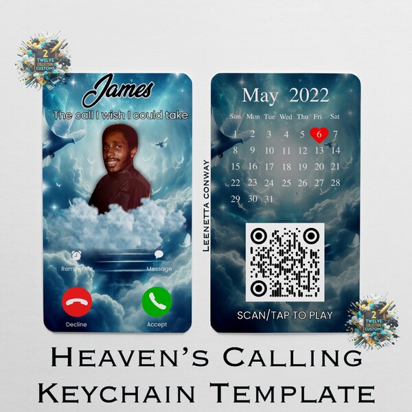 Memorial Keychain - Etsy