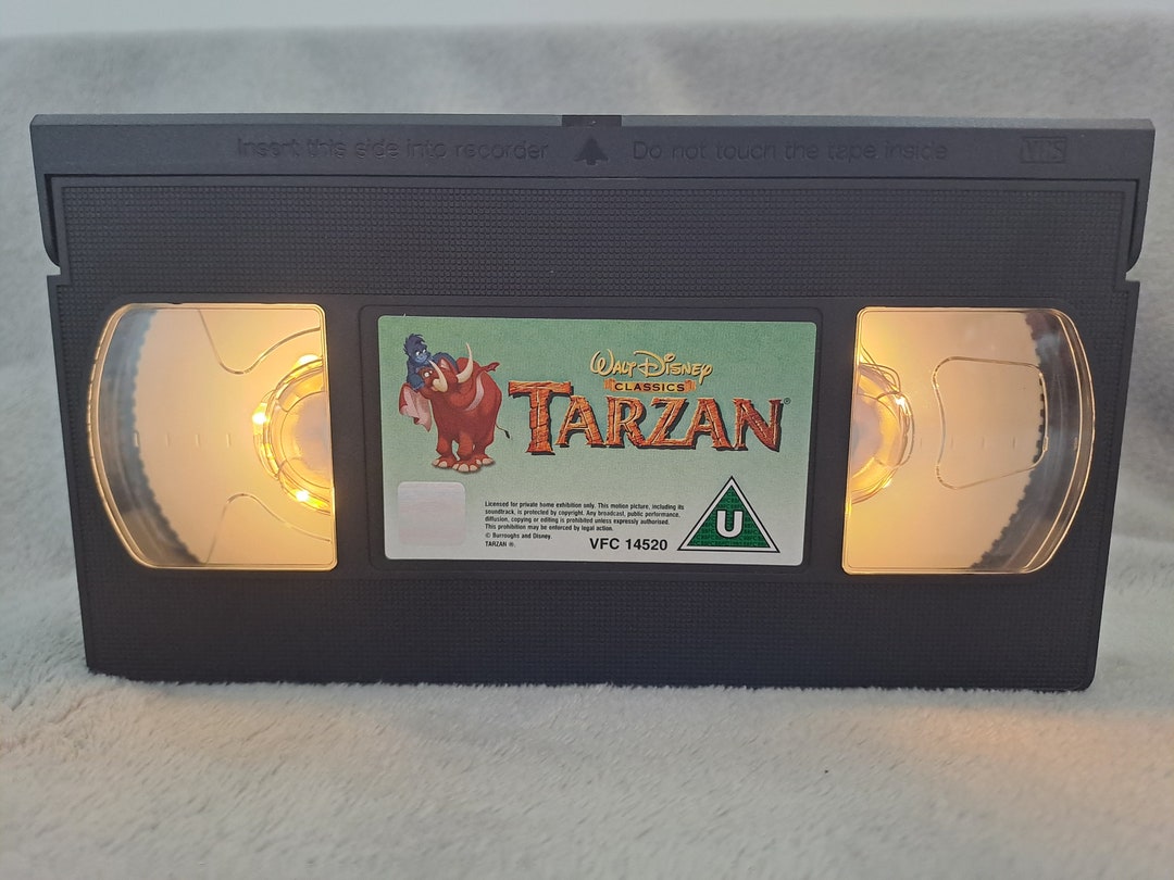 VHS Lightbox/ Disney's 'tarzan' 1999/retro Gift - Etsy UK