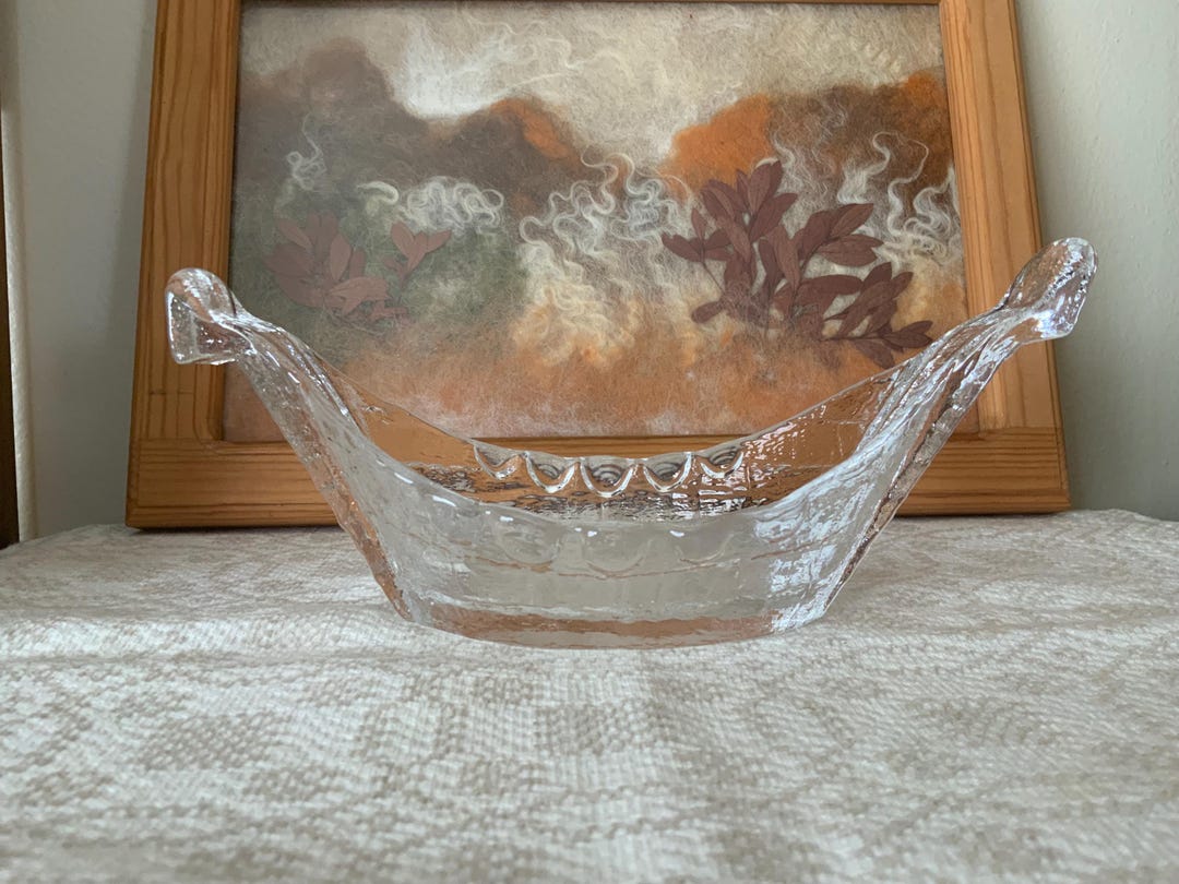 Viking-ship Glass Bowl - Etsy
