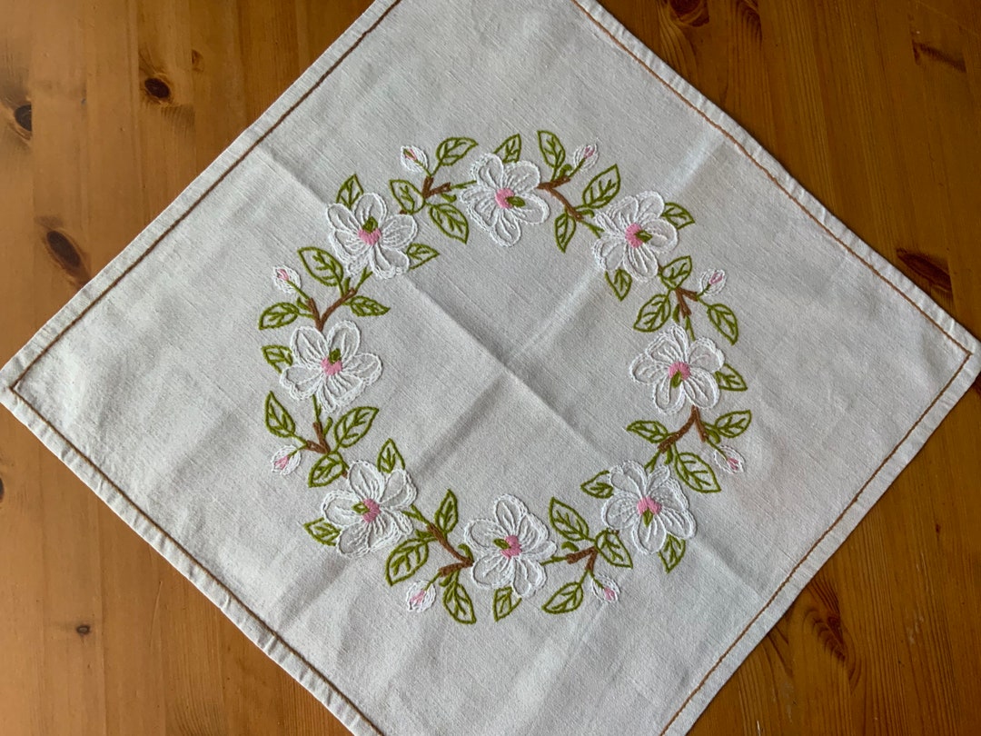 Swedish Hand-embroidered Table-cloth - Etsy