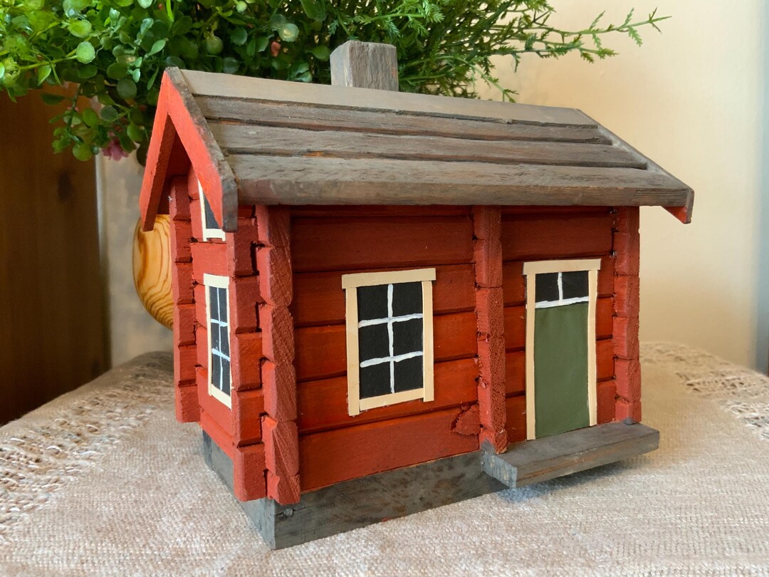 Scandinavian Log Cabin Display - Etsy
