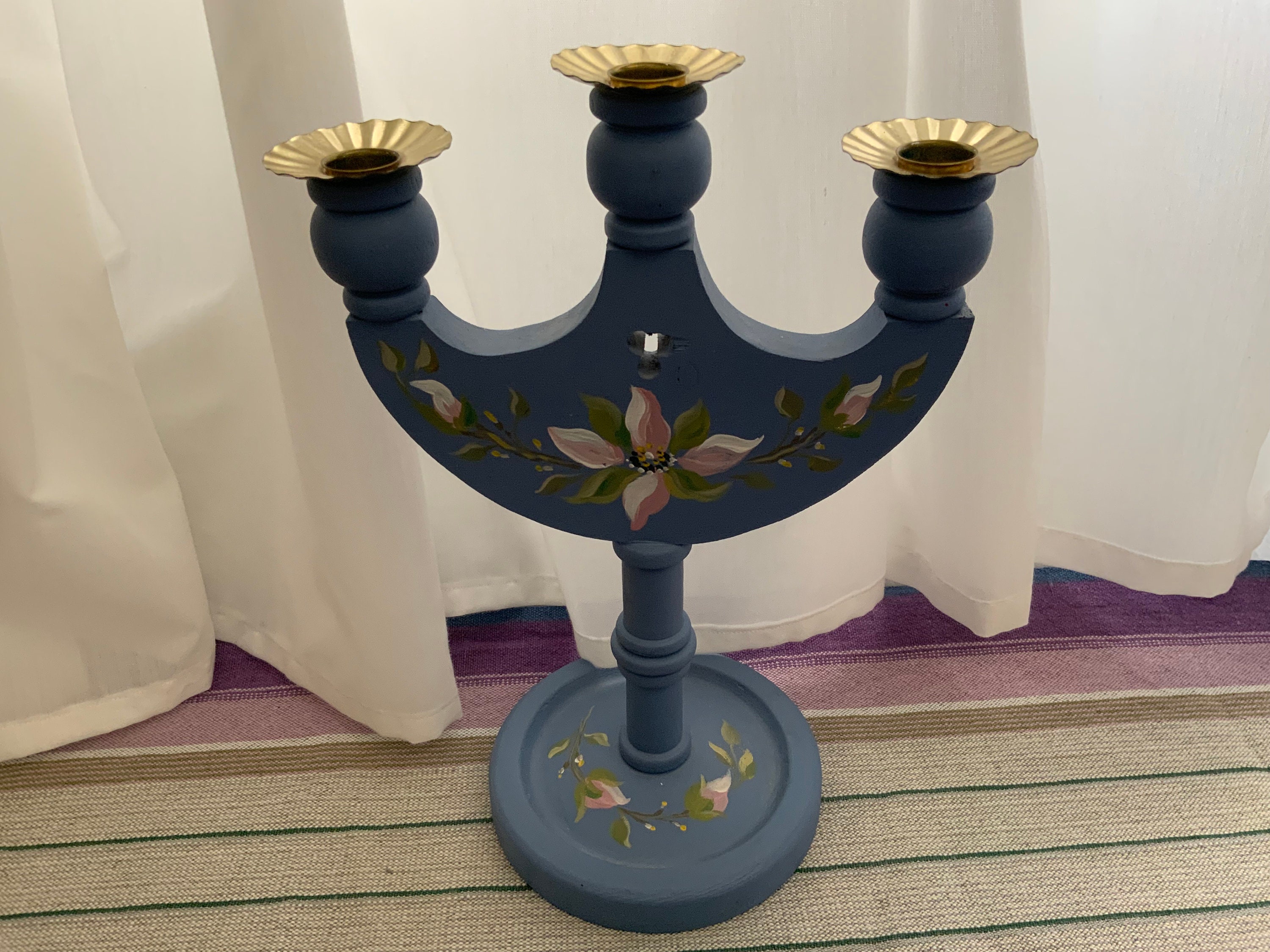 Swedish Wooden Candle-holder - Etsy