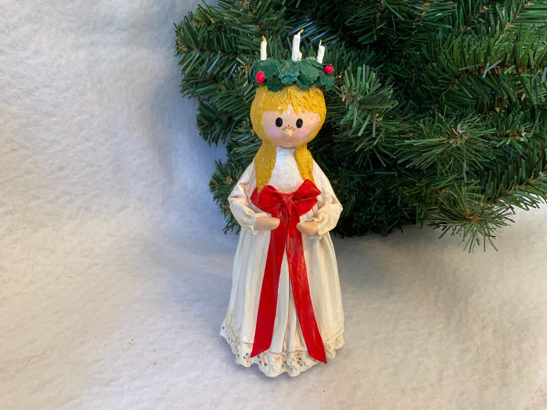 A Paper Mache Barbara Ferry Lucia Figurine - Etsy