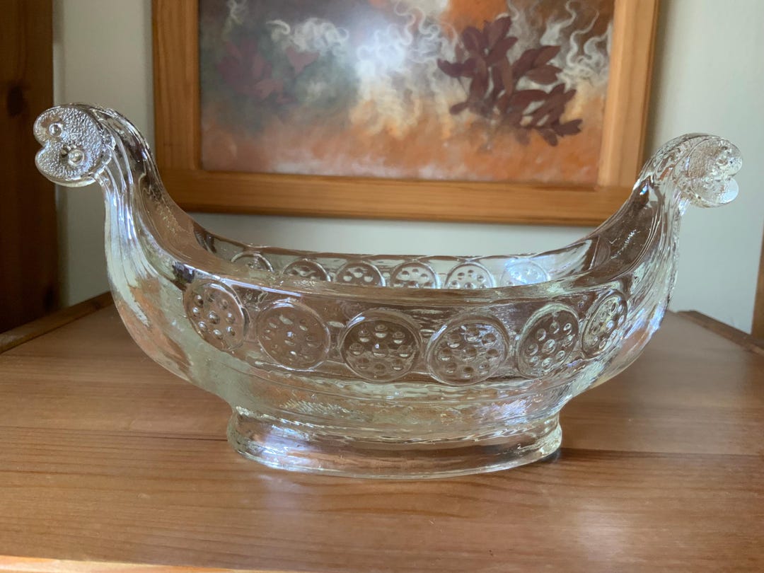 Viking-ship Glass Bowl - Etsy