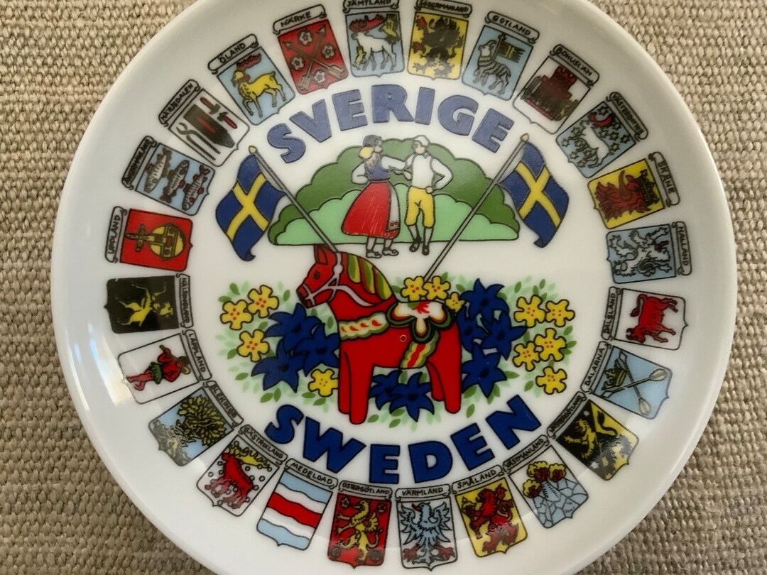 Sweden Plate - Etsy