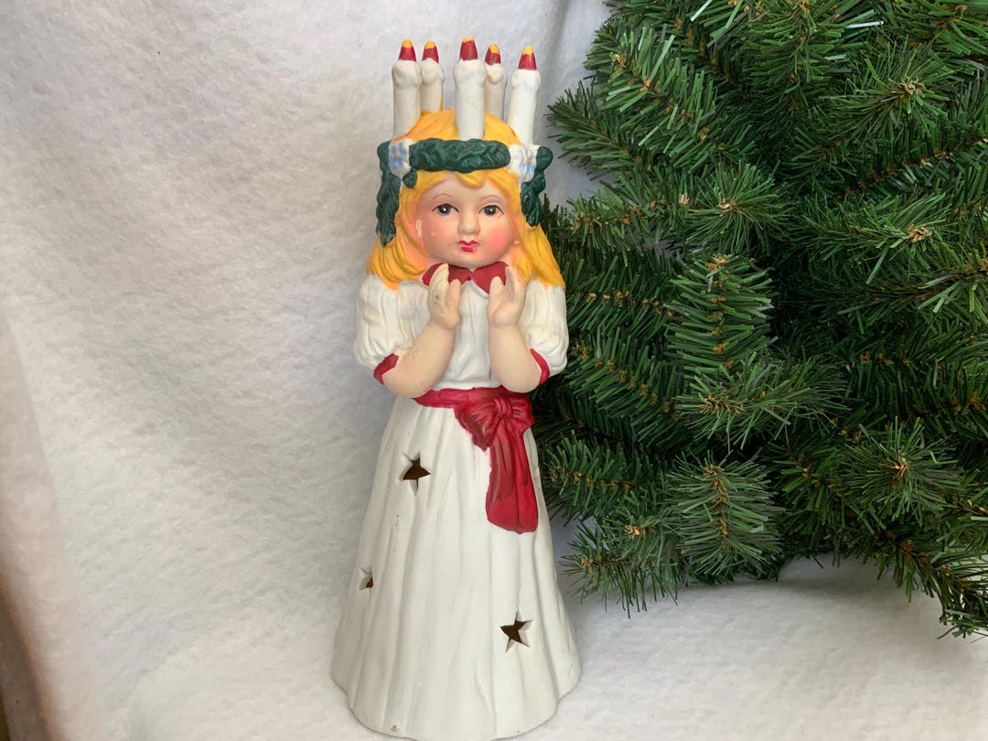 Lucia Figurine & Tea-light Holder - Etsy