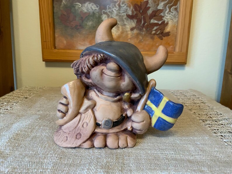 Troll Ceramic Figurine by Eva Jarenskog - Etsy